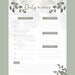 Green Floral Digital Planner - Etsy
