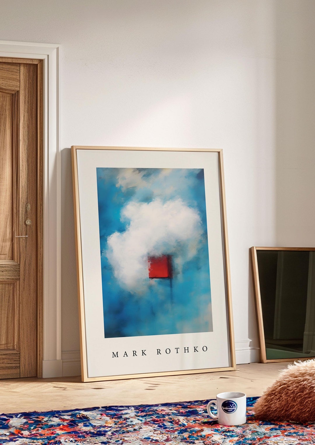 Mark Rothko Style Poster, Modern Living Room Decor, Abstract Art Print ...