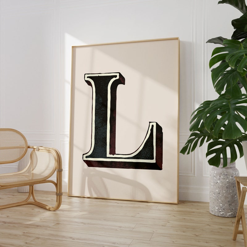 Initial Letter L - Etsy