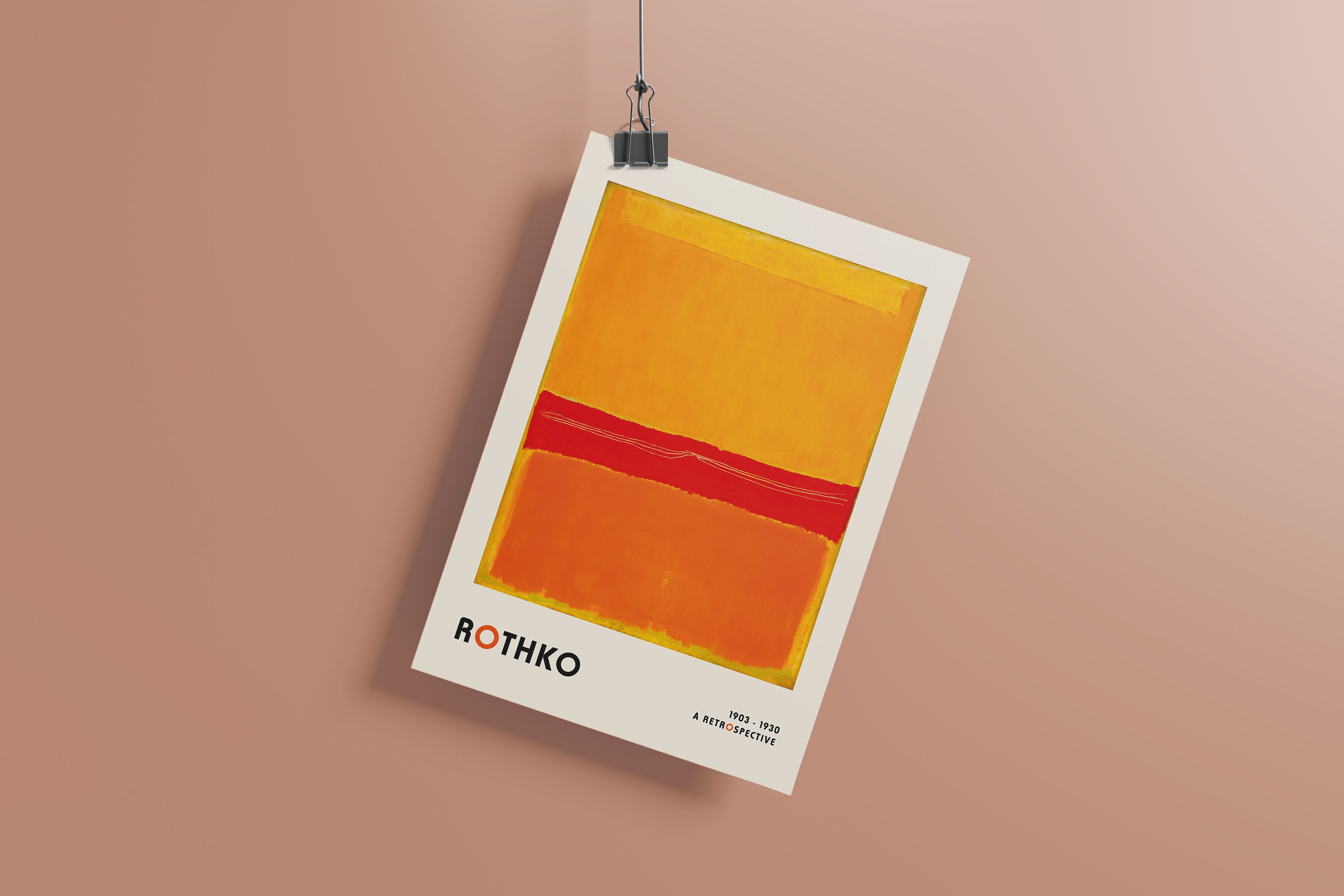 Sunset Colors Mark Rothko Art Print Art Exhibition Poster - Etsy