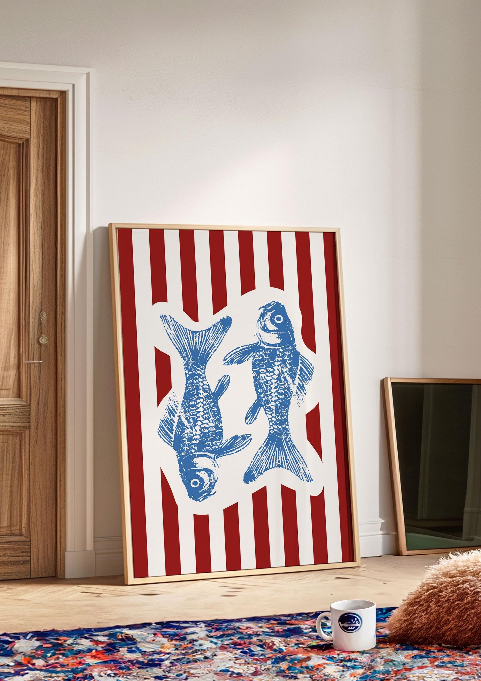 Retro Coastal Poster, Trendy Preppy Poster, Gallery Wall Set, Digital ...