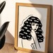 Pop Art Inspirational Woman Quotes Poster, Black & White Decor, Modern ...