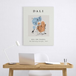 Salvador Dali the Burning Giraffe Poster, Digital Download, Dali Art ...
