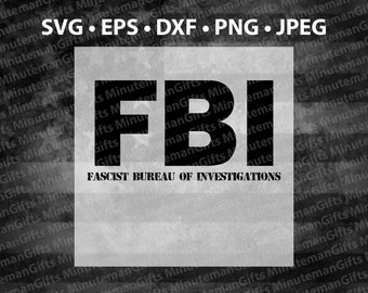 Fbi Svg - Etsy