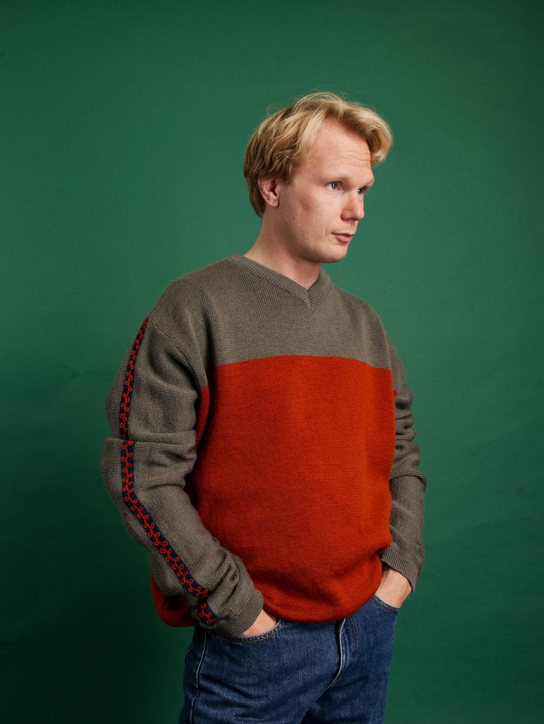 Vintage 90s Y2K Burton 100% Pure Virgin Wool Sweater L - Etsy
