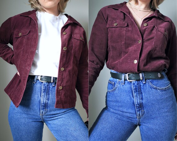 Fall 00s Corduroy Jacket Dark Academia Shirt Goblincore - Etsy