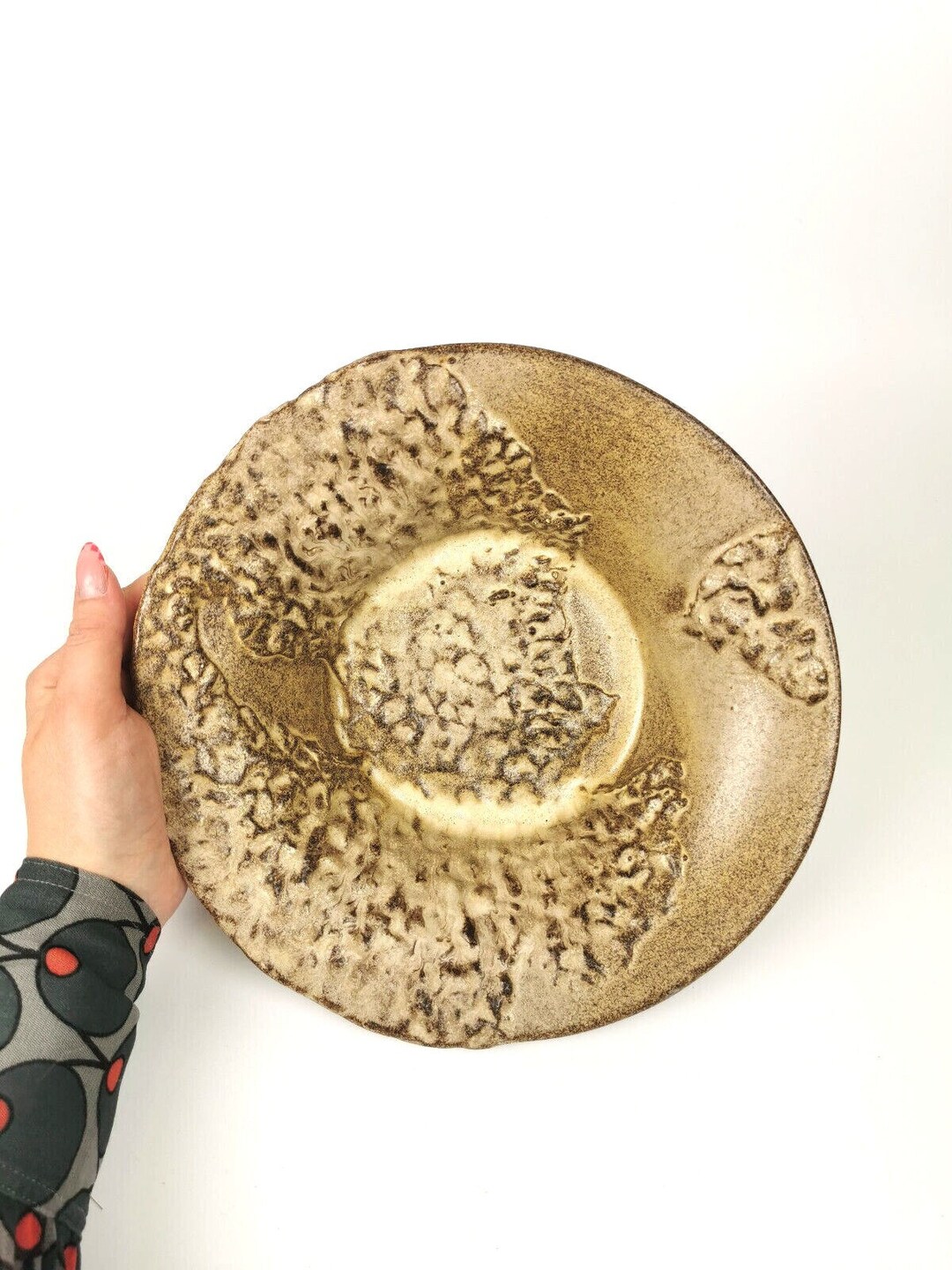 Rare! OTTO Keramik Vintage FAT LAVA Textured Bowl Dish 60s 70s West ...