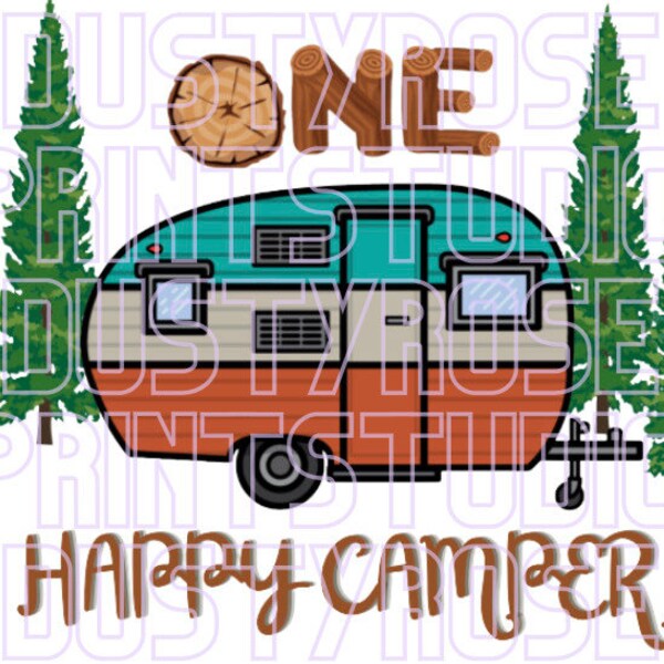 Happy Camper Card - Etsy