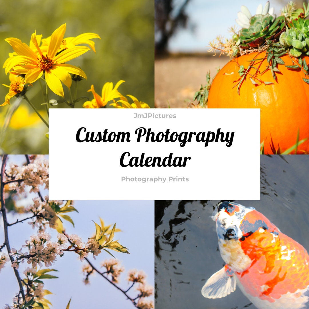 Custom Photography 2024 Calendar - Etsy