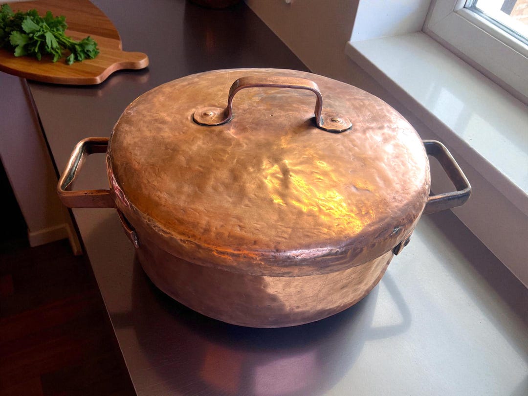 19th Century Copper Casserole - Etsy