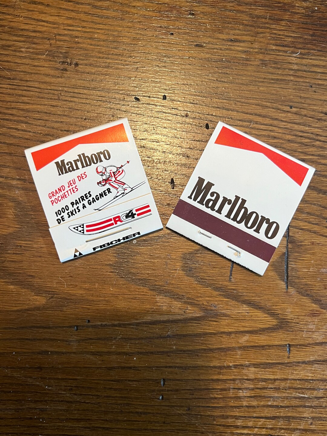 Vintage Marlboro Matchbox Set of 2 - Etsy