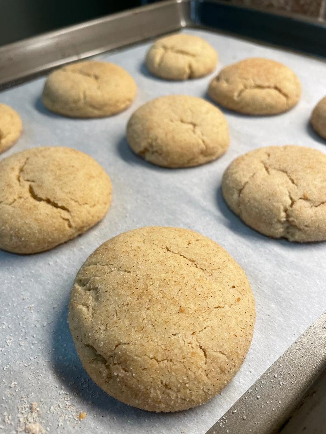 Classic Homemade Snickerdoodles ONE Dozen - Etsy