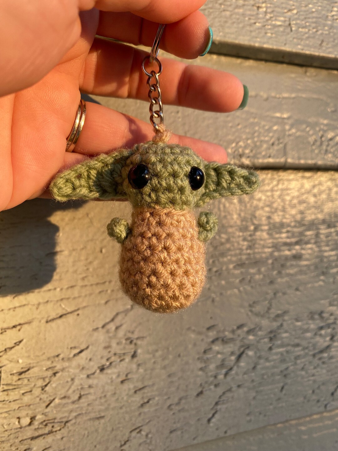 Baby Yoda Keychain - Etsy