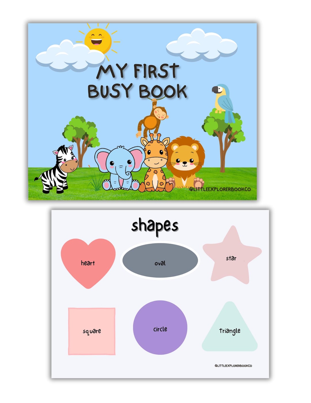 Early Learning Busy Book – 15 Activity Pages for Toddlers | Printable ...