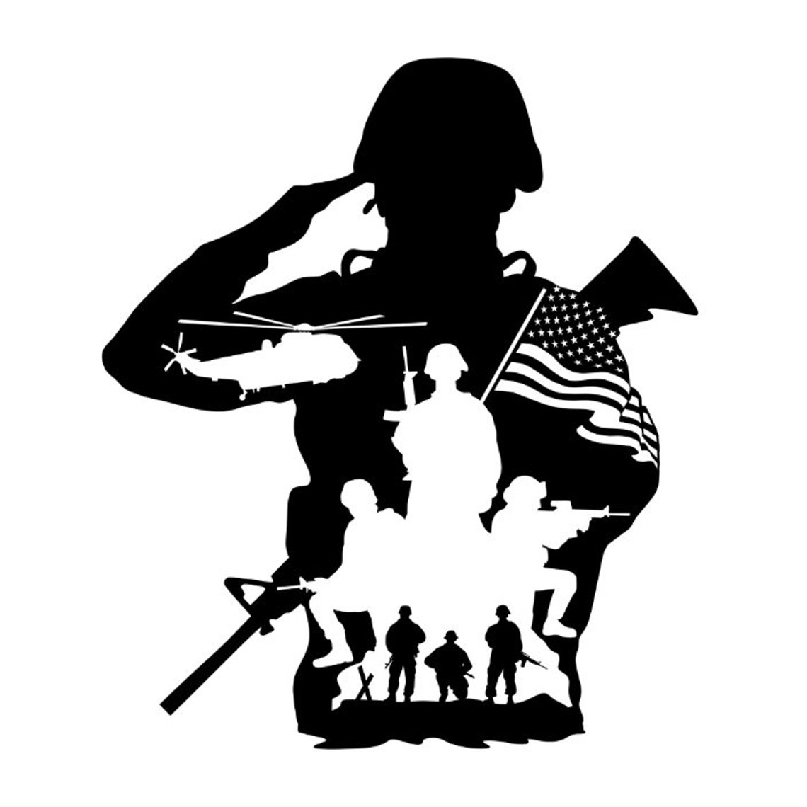 US Soldier Metal Sign, Soldier Salute Sign, Army Sign, Marine Sign ...