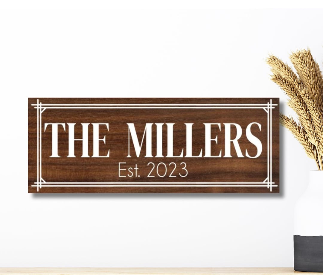 Wood Custom Sign, Custom Wooden Plank, House Sign, Wall Decor ...