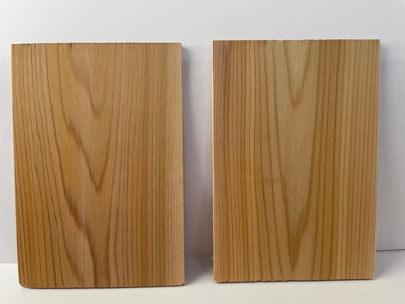 Cedar Wood Planks – Set of 4, Crafting & Engraving Blanks - Etsy