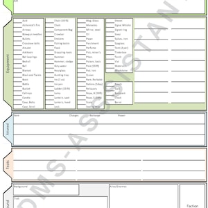 Dnd 5e Custom Character Sheets: All 12 Classes (digital Download) - Etsy