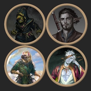 250+ Dnd Printable Tokens: Expanded Races for Dungeons & Dragons - Etsy