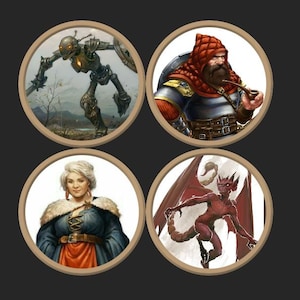Dnd Creature Tokens: 500+ Printable Monster & NPC Tokens (roll20) - Etsy