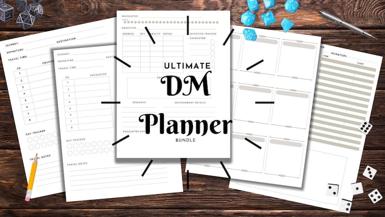 Ultimate DM Bundle - 10 Unique Templates - Dungeons and Dragons GM ...