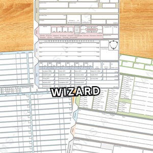 Ultimate Custom Character Sheets PDF - Dnd 5e | All 12 Classes ...