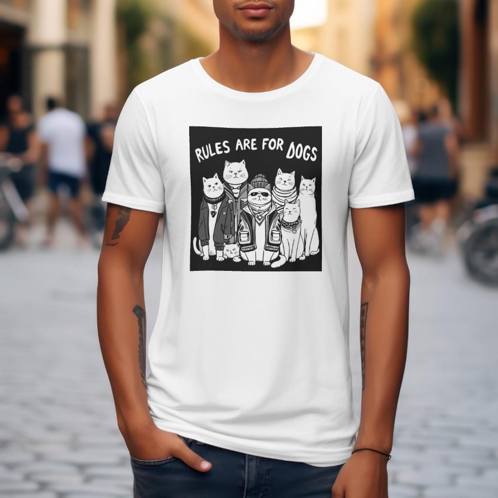 Punk Cat Gang PNG - Funny Rebel Cats Digital Art - Biker Cat ...