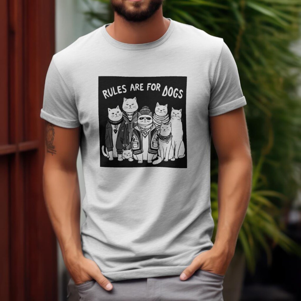 Punk Cat Gang PNG - Funny Rebel Cats Digital Art - Biker Cat ...