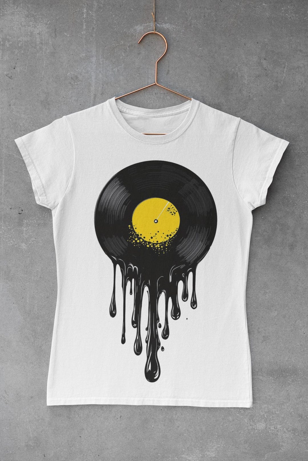 Melting Vinyl Record Art | Dripping Music Aesthetic | Retro & Abstract ...