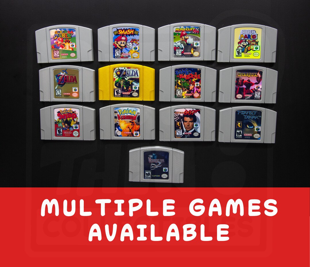 Magnet N64 Nintendo 64 Cartridge multiple Styles - Etsy