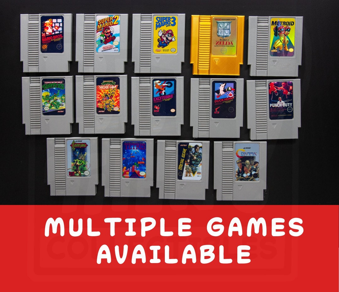 Magnet NES Nintendo Entertainment System Cartridge multiple Styles - Etsy