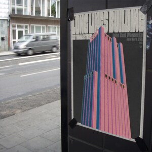 Architecture Poster, Long Lines Building , Architecture Print, Wall Art ...