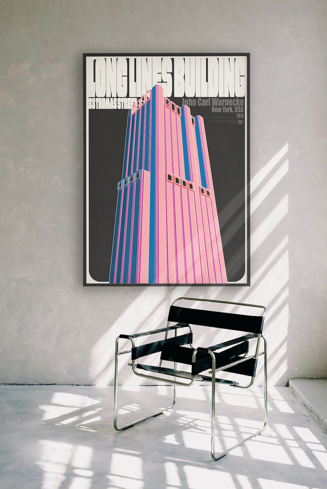 Architecture Poster, Long Lines Building , Architecture Print, Wall Art ...