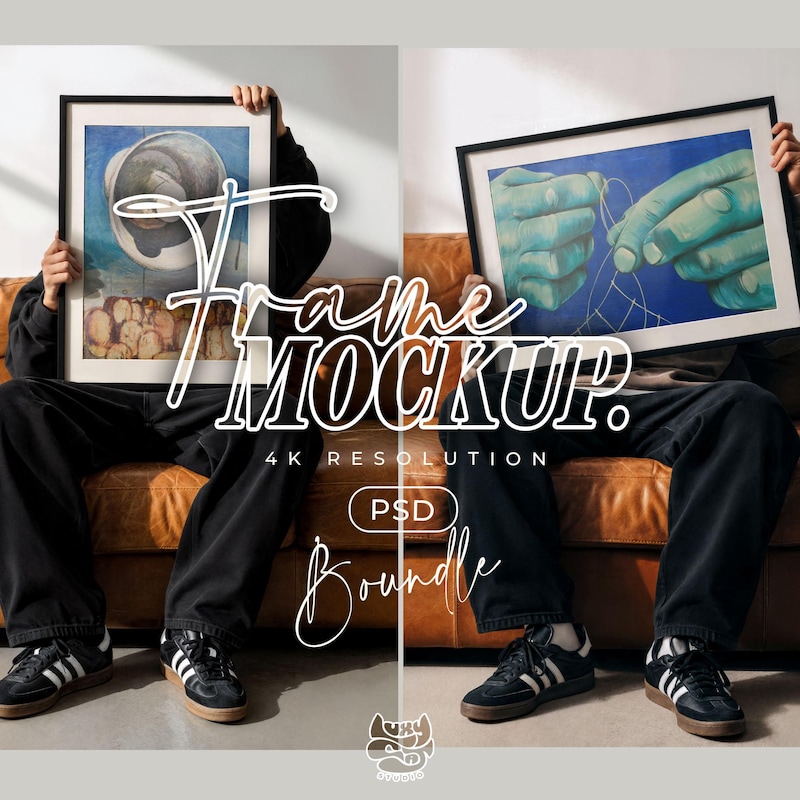 Retro Art Black Frame - Etsy