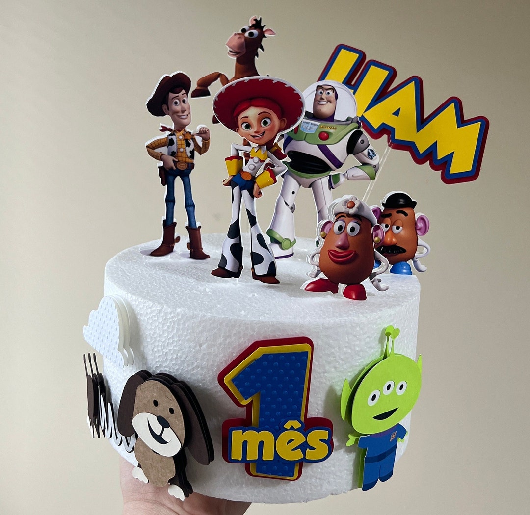 Toy Story Cake Topper • Toy Story Characters • Birthday Party Decor - Etsy