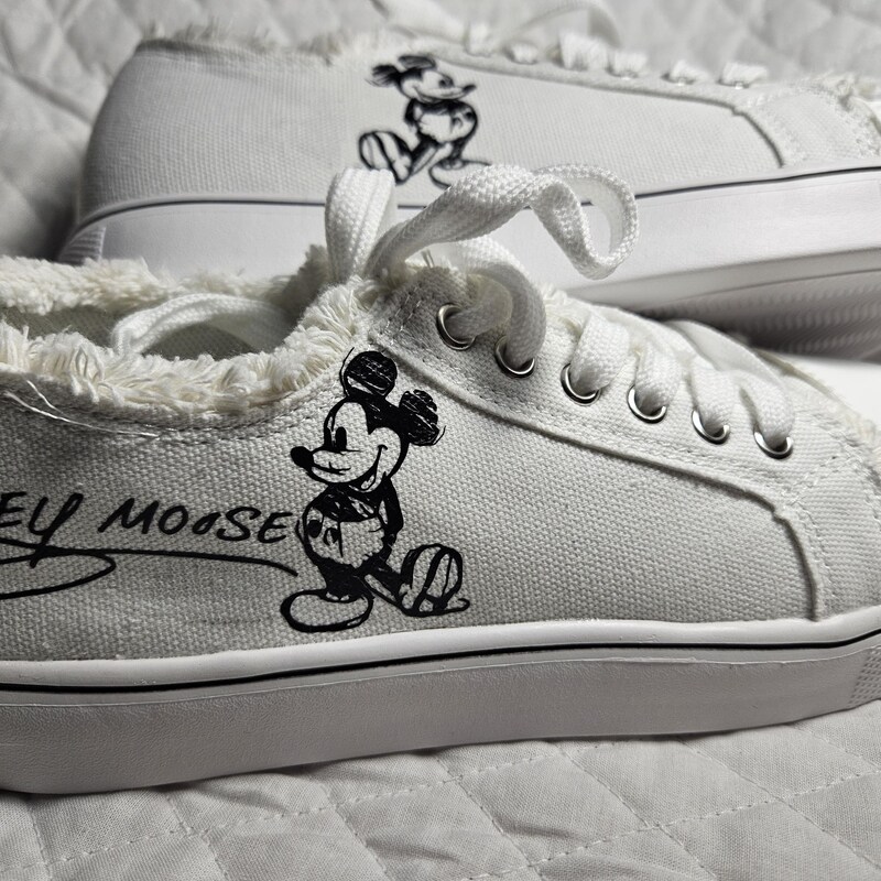 Canvas Mickey Mouse Shoes Etsy