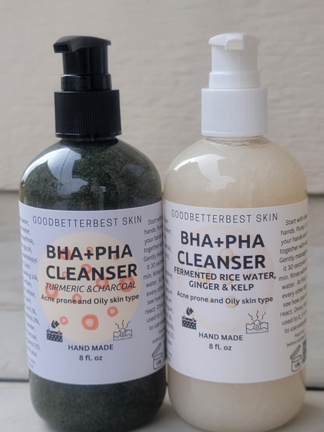 BHAPHA Cleanser Turmeric, Charcoal, Fermented Rice Water, Ginger & Kelp ...