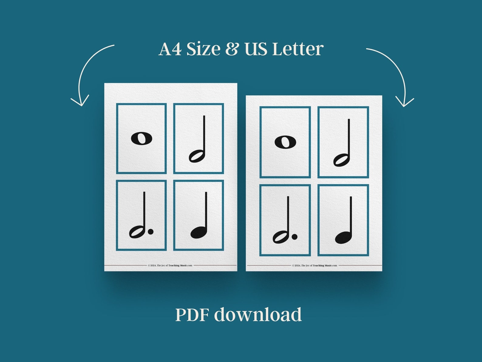 Rhythm Lexicon Flashcards - Music Theory Learning Cards for Music ...