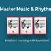Musical Notes Flash Cards - Color Coded Piano Playing Cards for ...