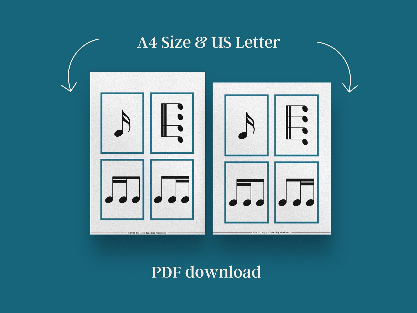 Rhythm Lexicon Flashcards - Music Theory Learning Cards for Music ...