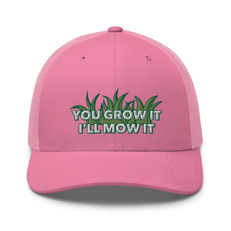 Lawn Mower Hat | You Grow It I'll Mow It Hat | Landscaper Gift | Men's ...