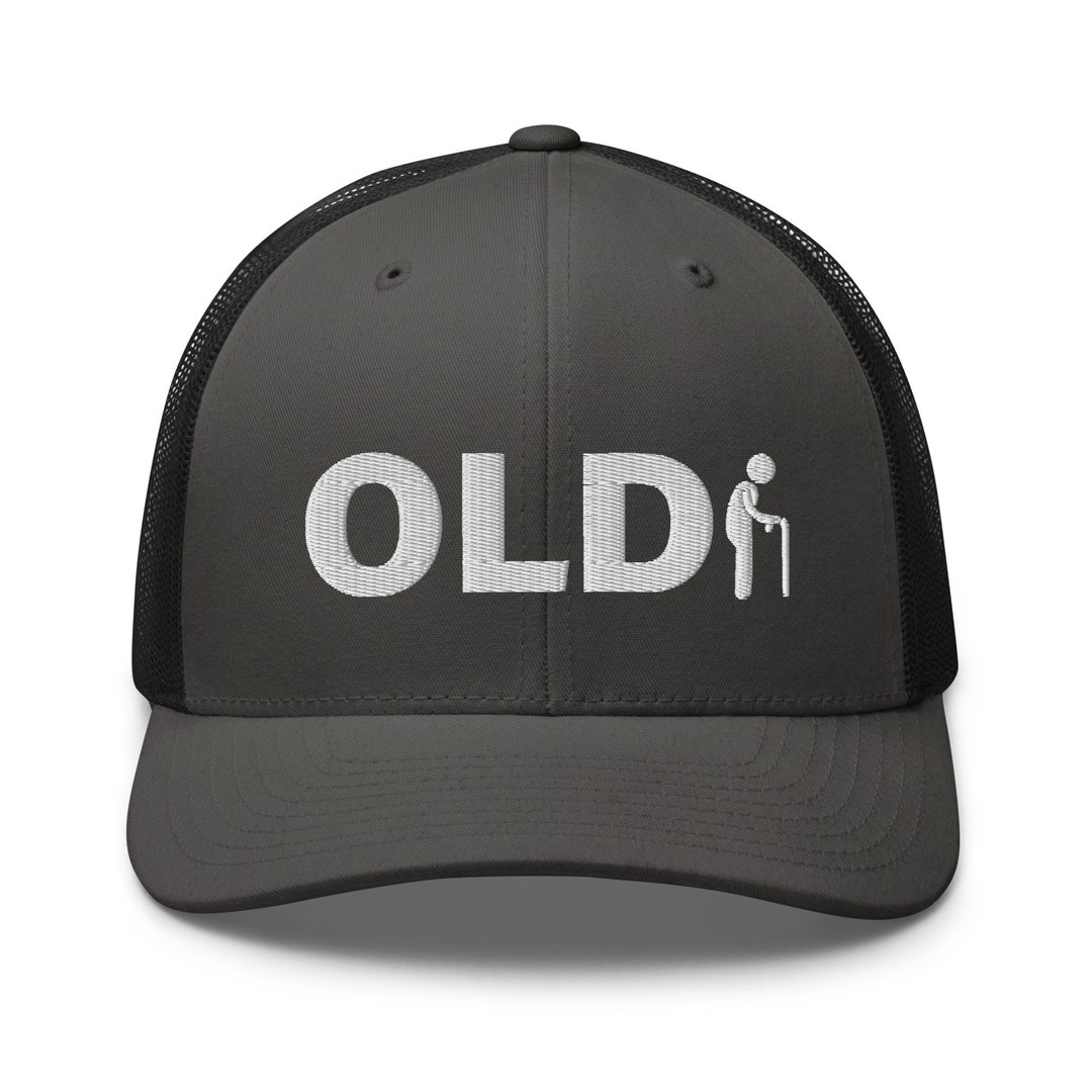 Oldi Hat, Funny Old Age Elderly Hat, Birthday Dad Daddy Father Grandpa ...