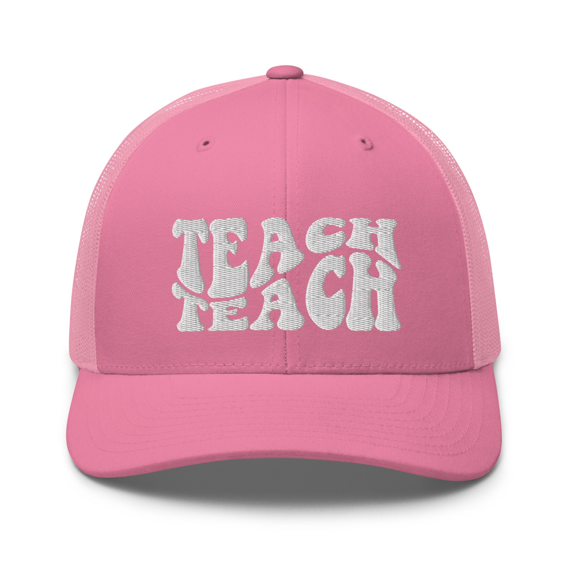 Teach Teach Hat Teacher Hat Back to School Gift - Etsy