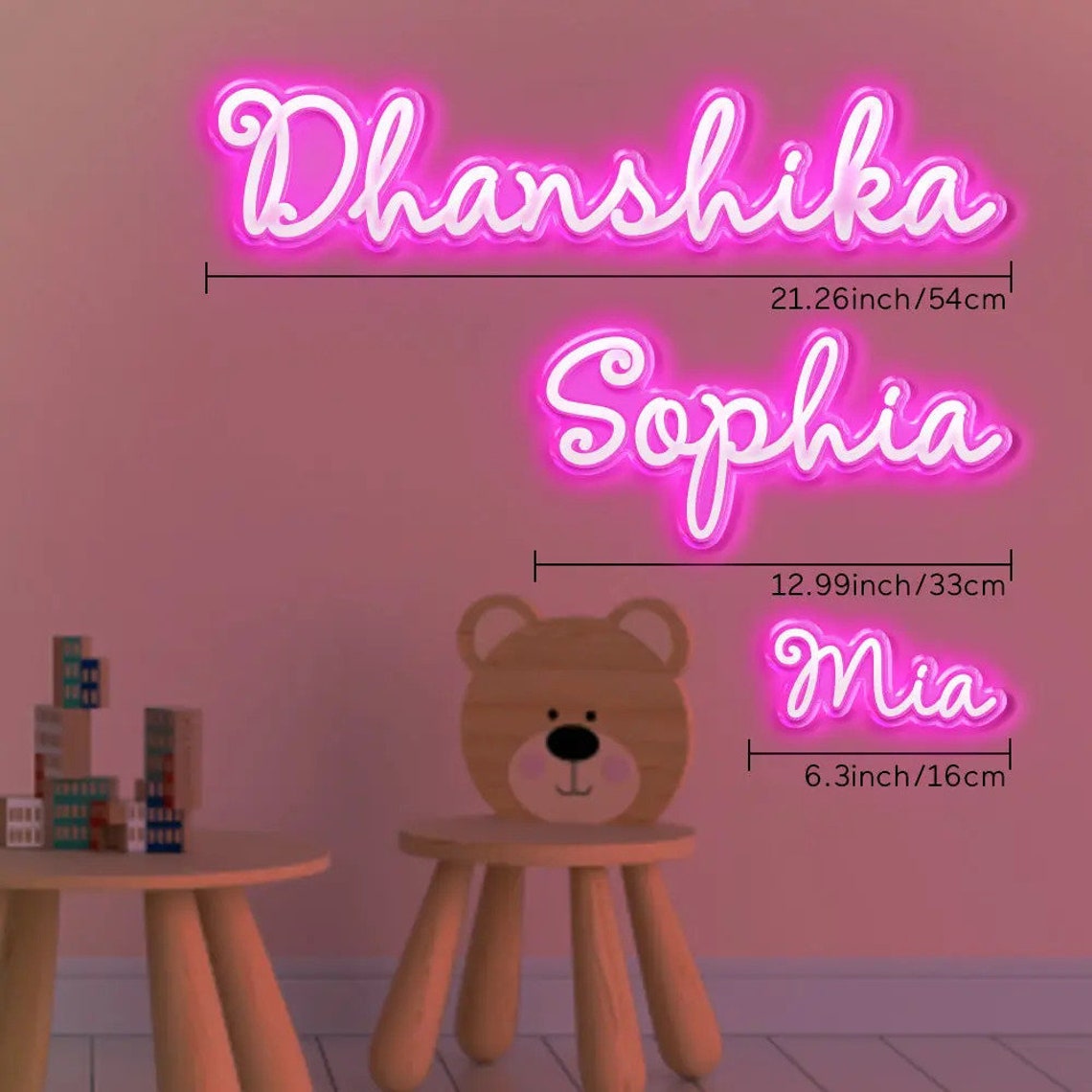 Custom Neon Sign LED Neon Light Sign Aesthetic Home & Room Decor Neon ...