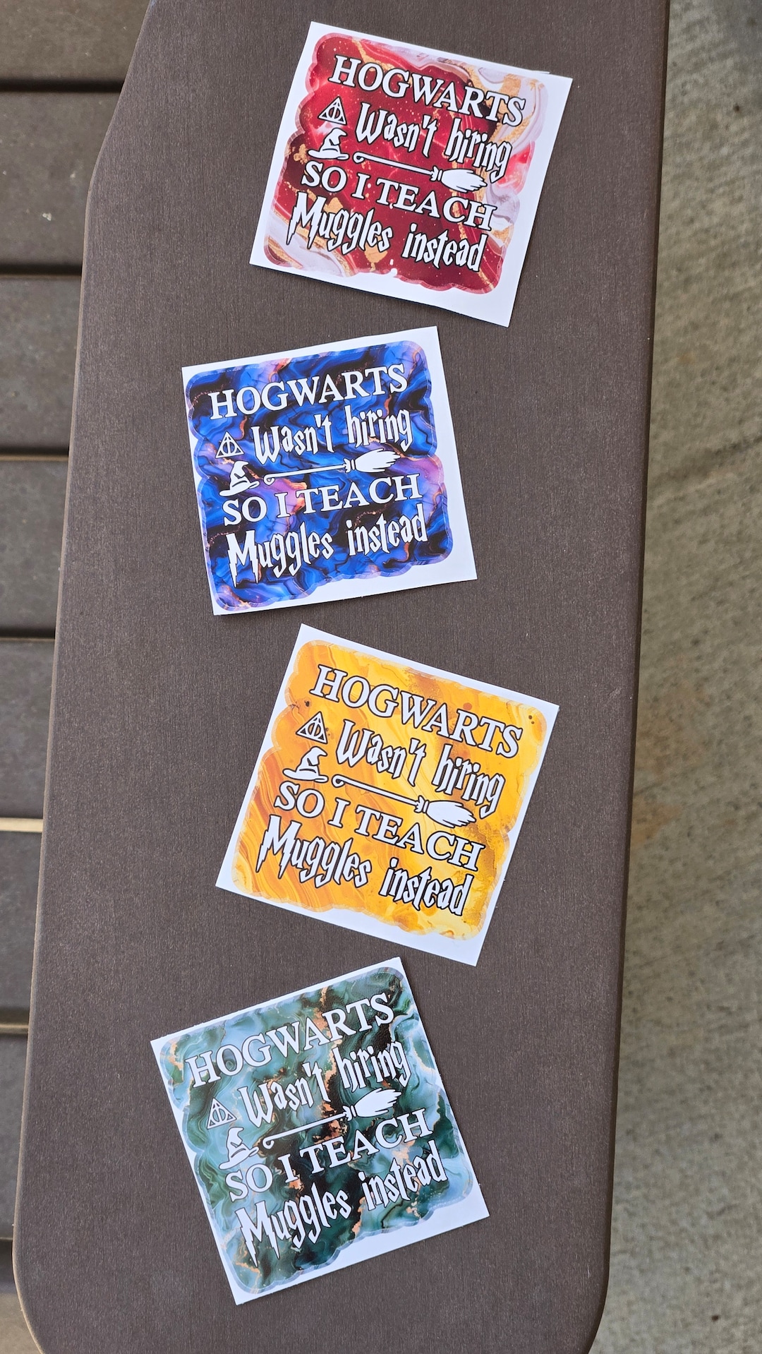 Harry Potter Muggle Teacher Sticker - Etsy