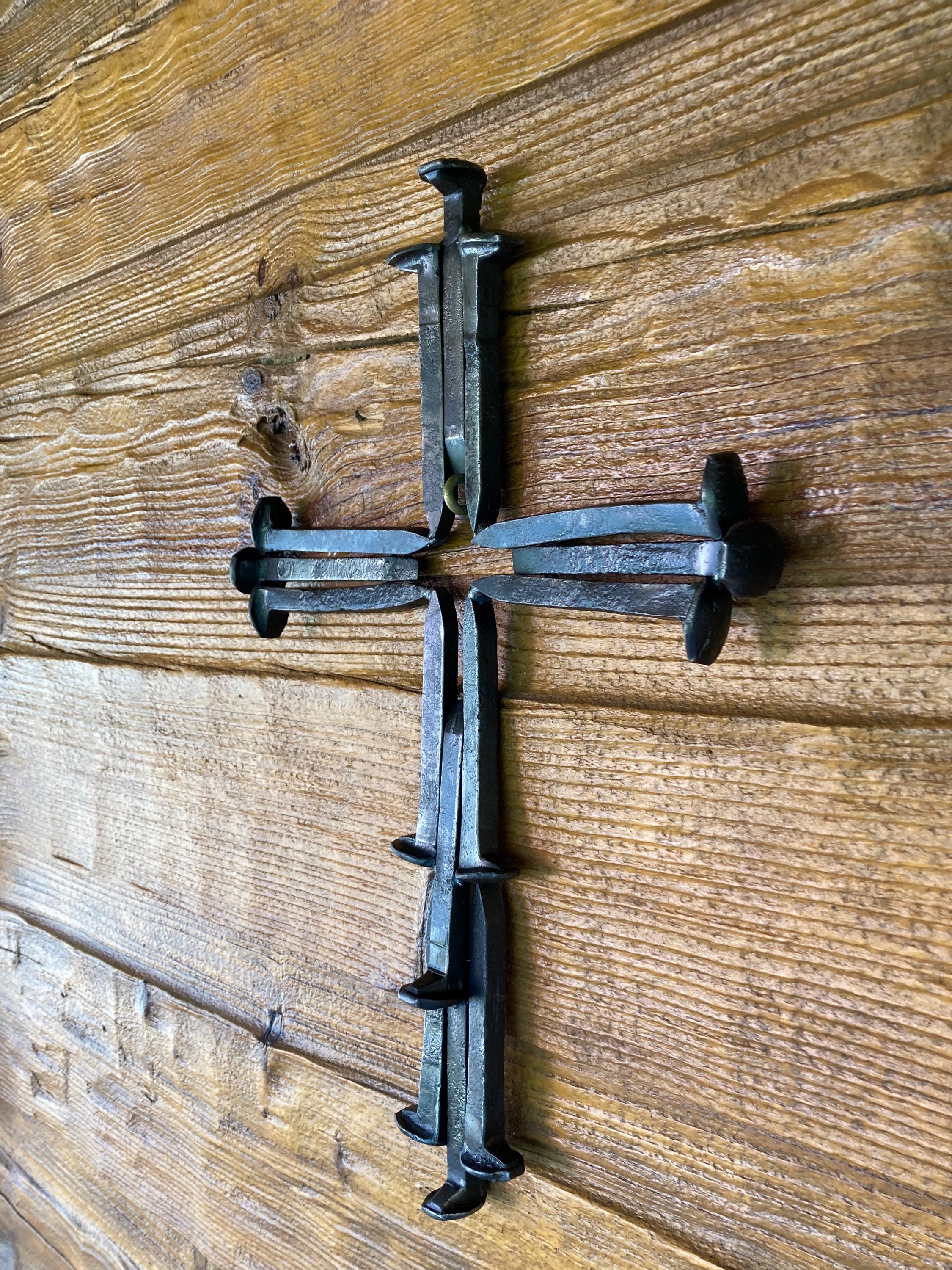 Railroad Spike Cross - Etsy