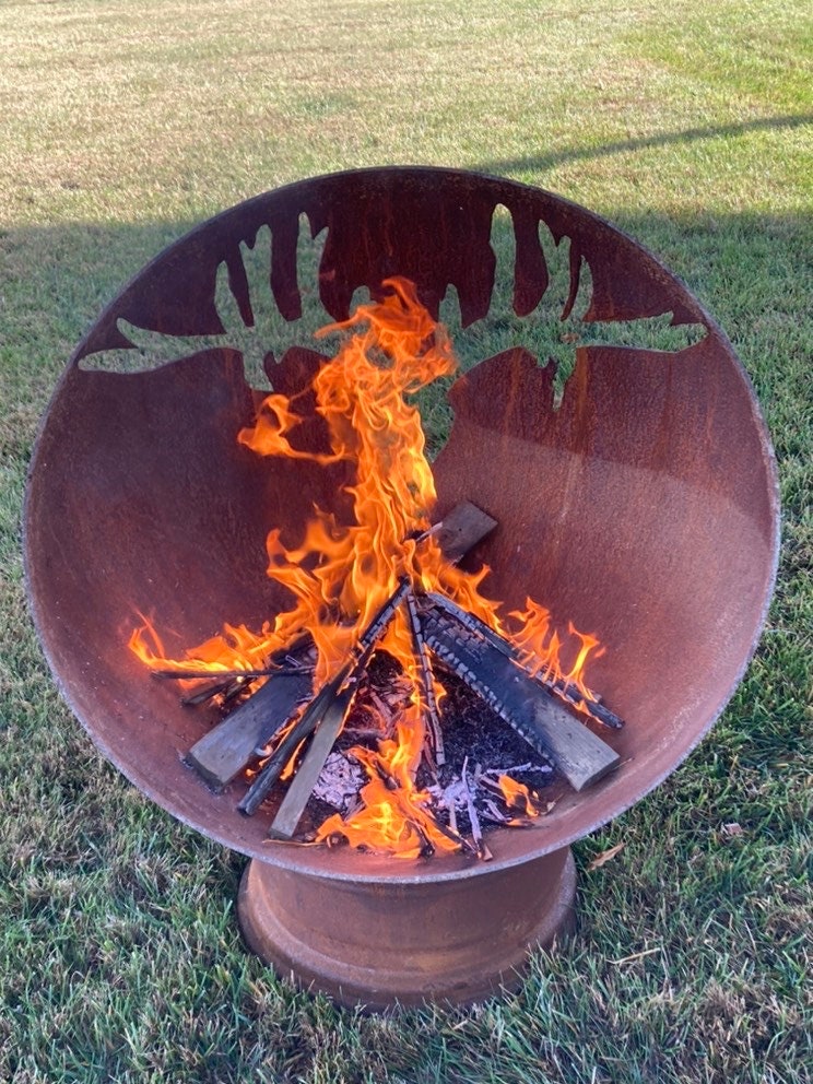 Custom Deer Hunter Fire Pit - Etsy