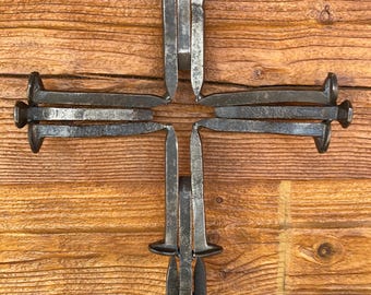 Railroad Spike Cross - Etsy