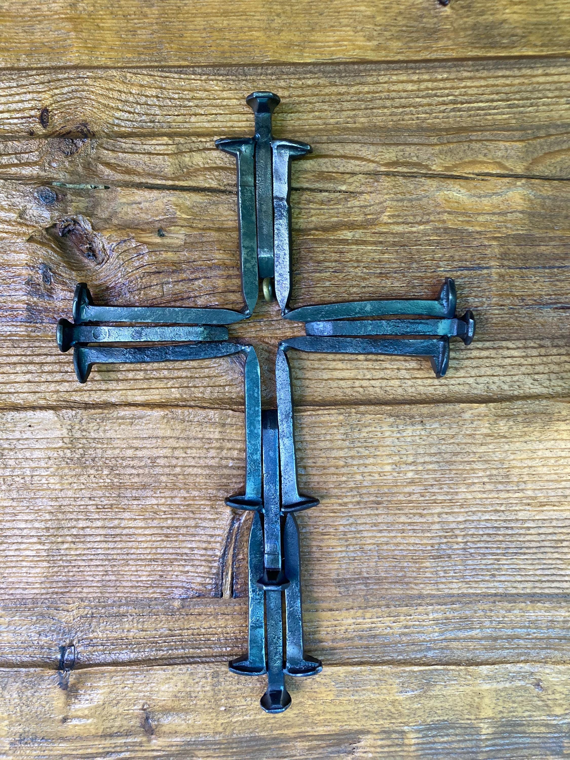 Railroad Spike Cross - Etsy