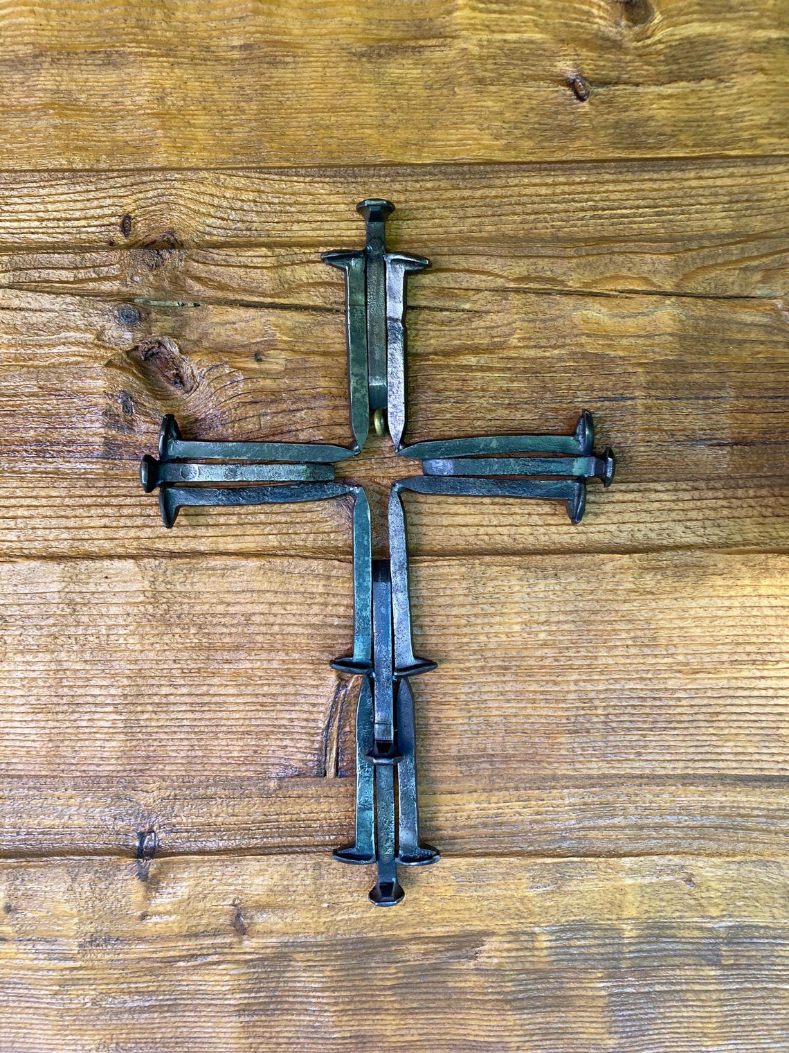 Railroad Spike Cross - Etsy